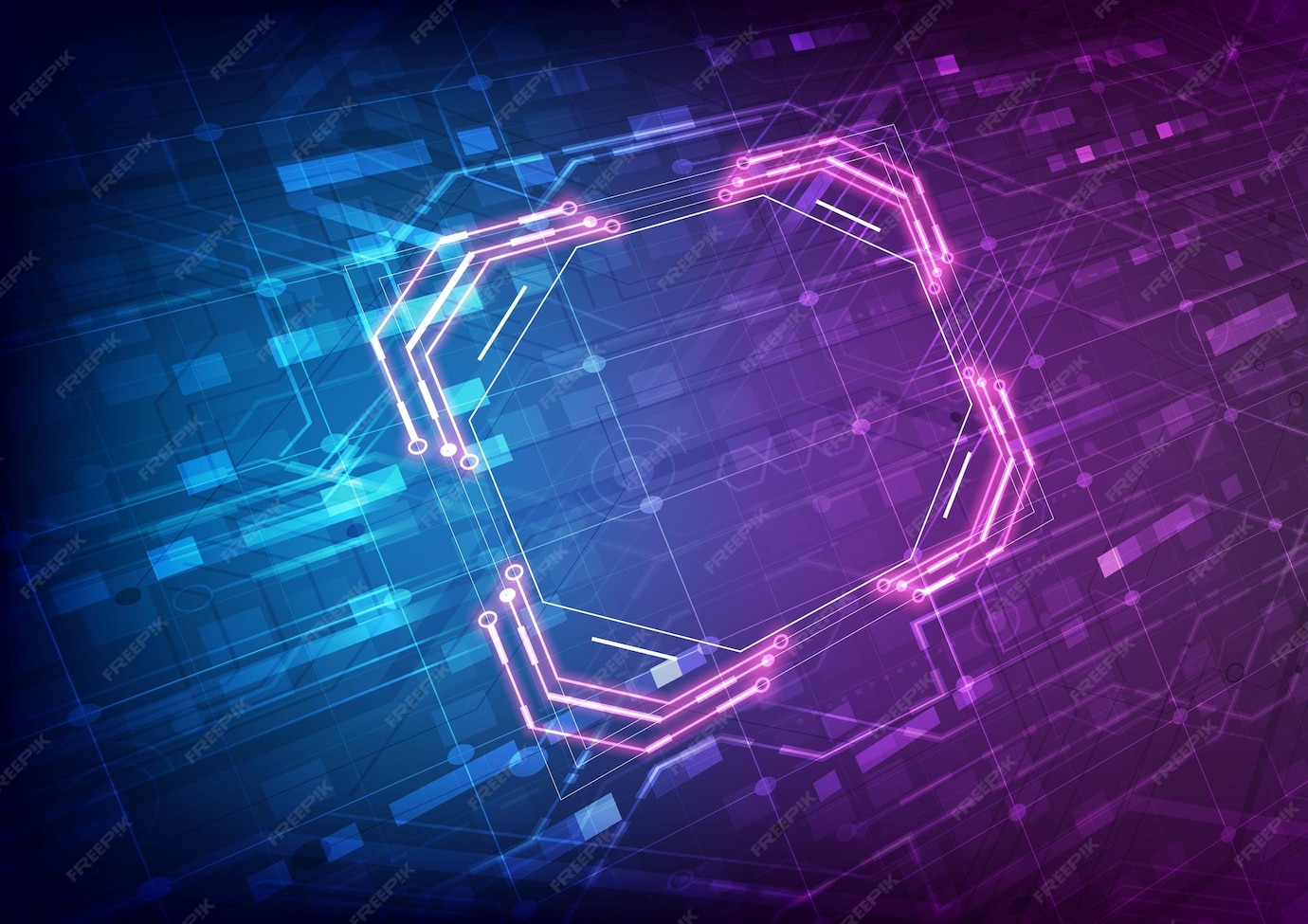 Premium Vector | Abstract perspective hardware and software background ...