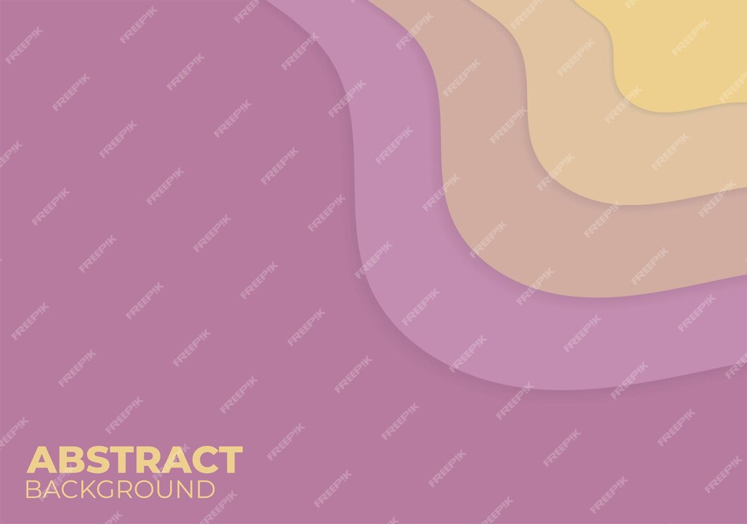 Premium Vector Abstract Pink Background With Colorful Papercut