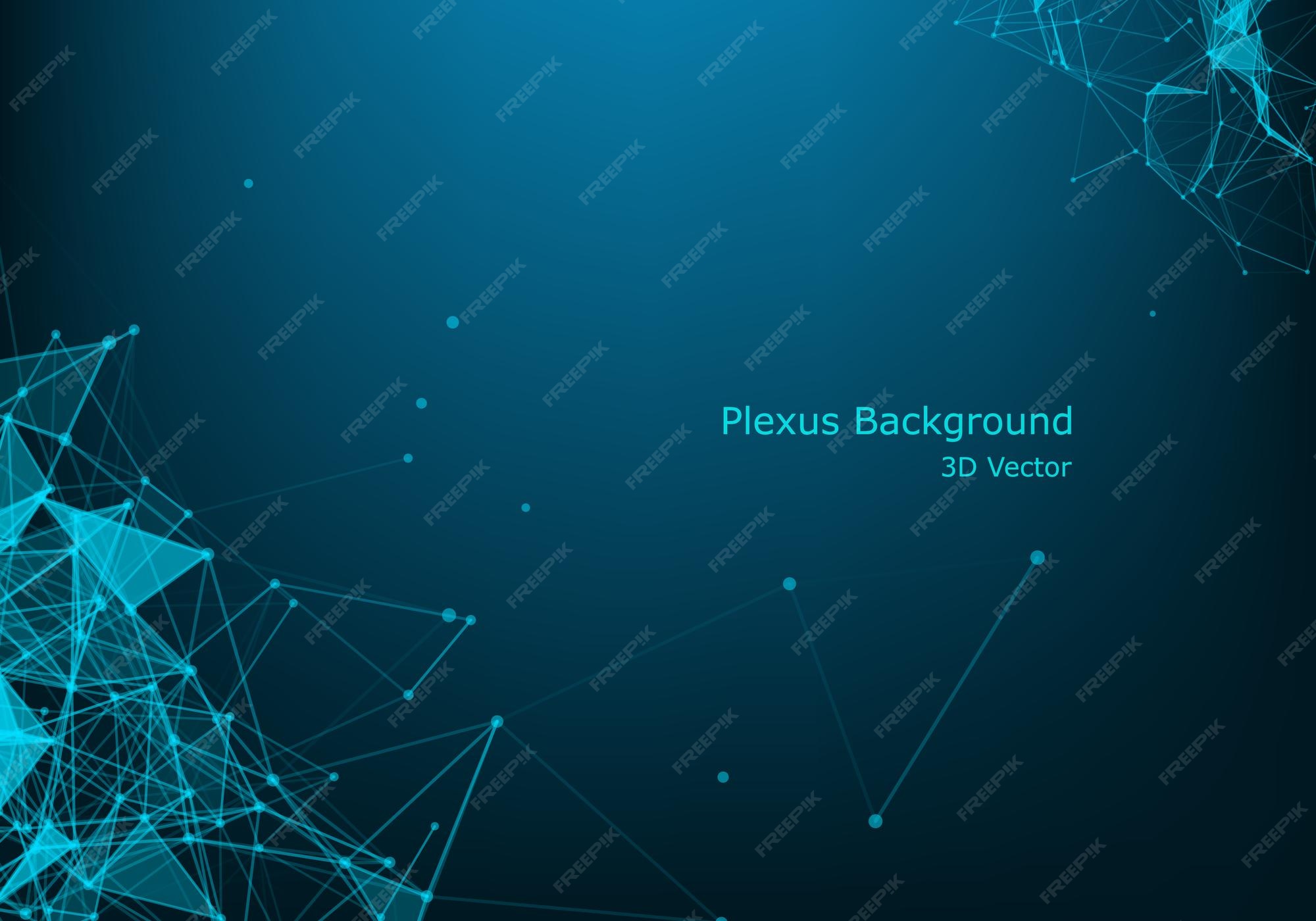 Premium Vector Abstract Polygonal Background With Connected Lines And Dots Minimalistic