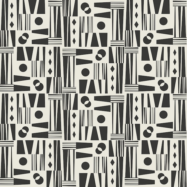 Premium Vector Abstract Random Shape Monochrome Pattern 20