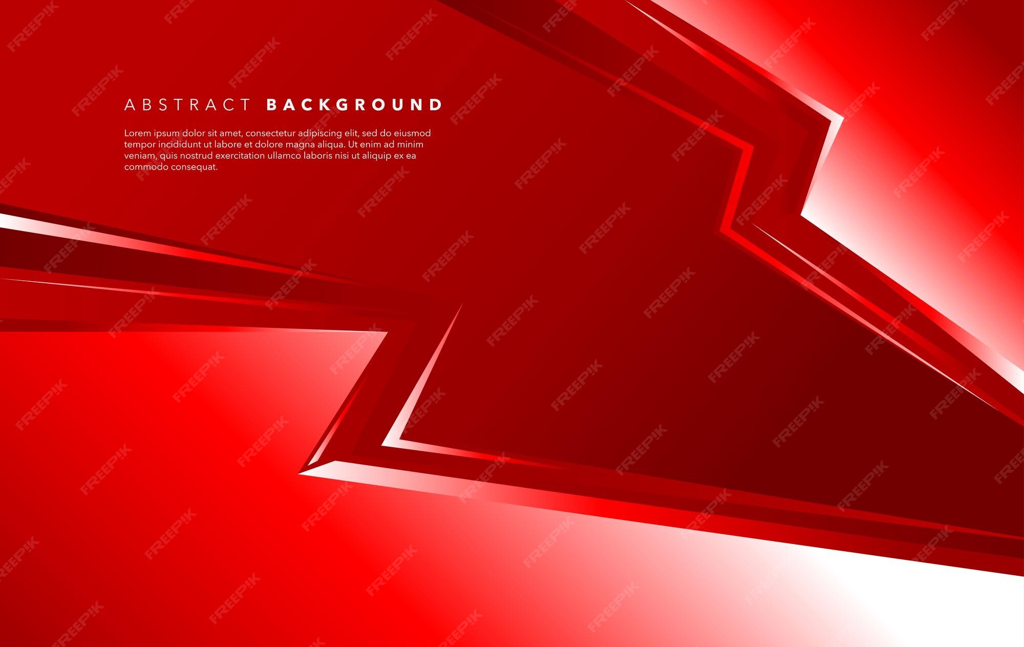 Premium Vector | Abstract red white background template Premium Vector | Abstract red white background template