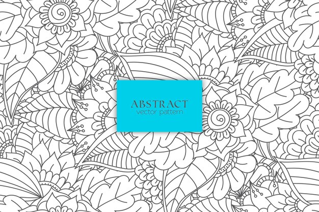Premium Vector | Abstract seamless floral pattern in vector Premium Vector | Abstract seamless floral pattern in vector