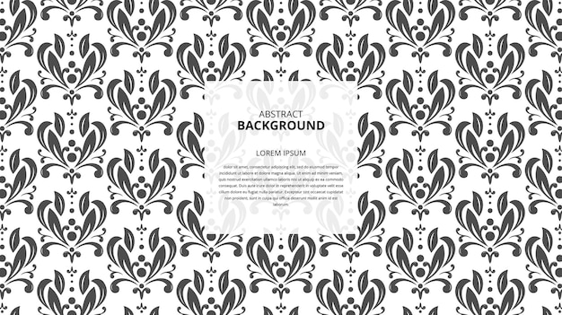 Premium Vector | Abstract seamless floral shapes pattern Premium Vector | Abstract seamless floral shapes pattern