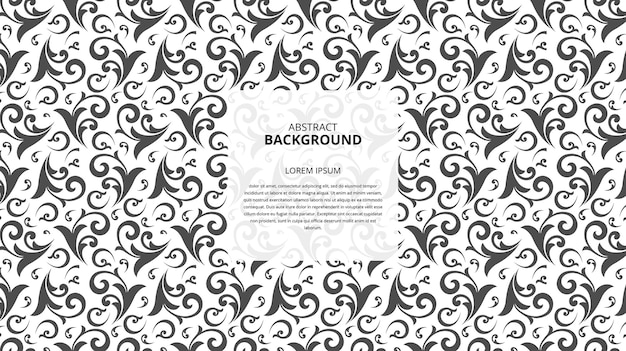 Premium Vector | Abstract seamless floral shapes pattern Premium Vector | Abstract seamless floral shapes pattern