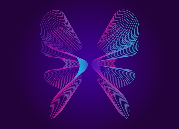 Premium Vector | Abstract smooth waves for background Premium Vector | Abstract smooth waves for background