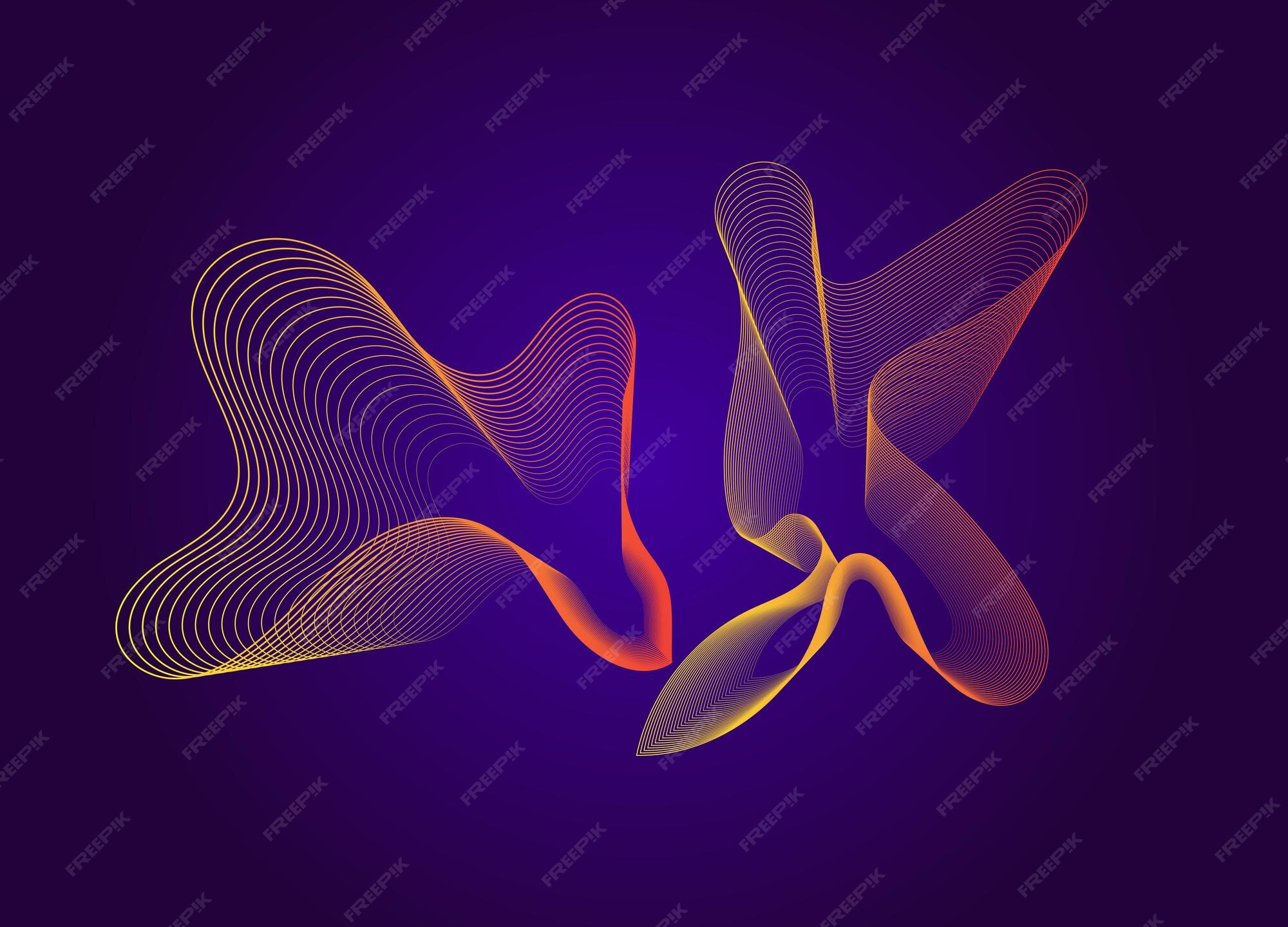 Premium Vector | Abstract smooth waves for background Premium Vector | Abstract smooth waves for background