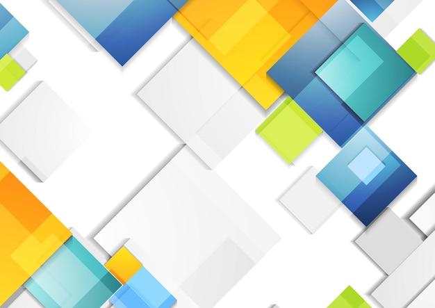 Premium Vector | Abstract tech geometric colorful background with ... Premium Vector | Abstract tech geometric colorful background with ...