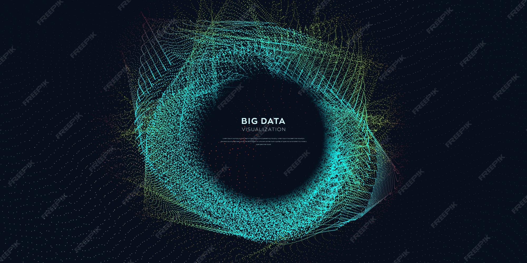 Premium Vector | Abstract technology background and big data algorithms ...