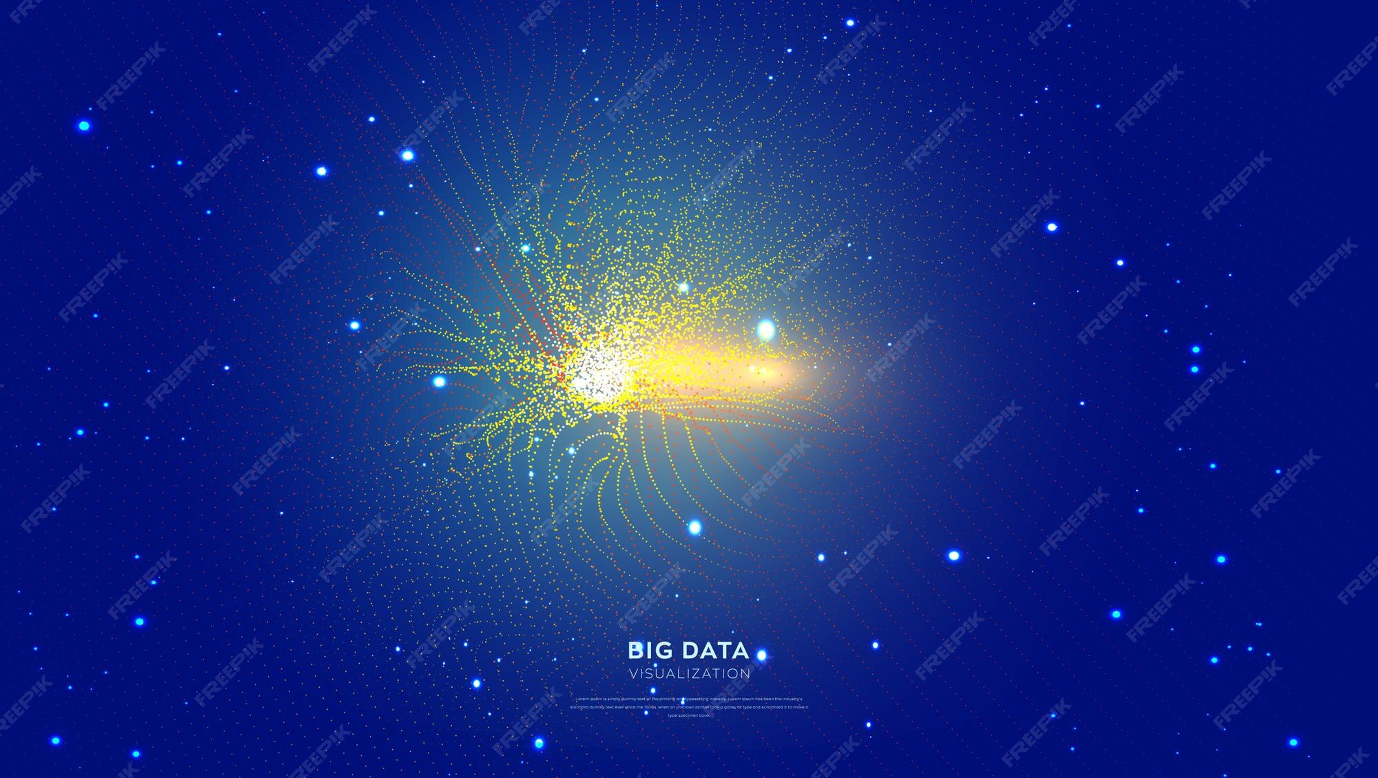 Premium Vector | Abstract technology background and big data algorithms ...