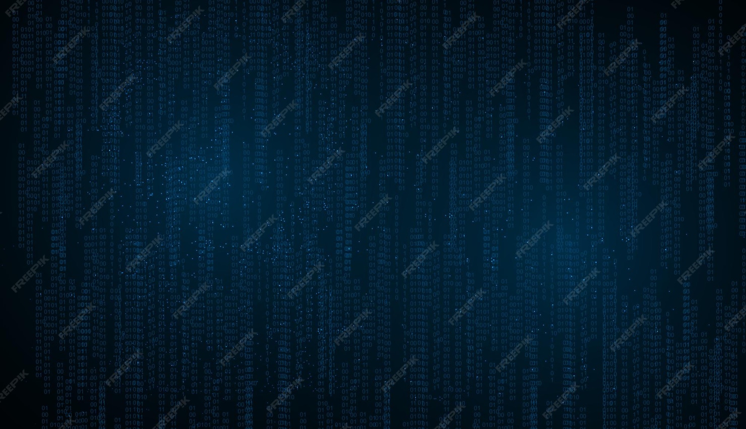 Premium Vector | Abstract technology background. binary data and ...