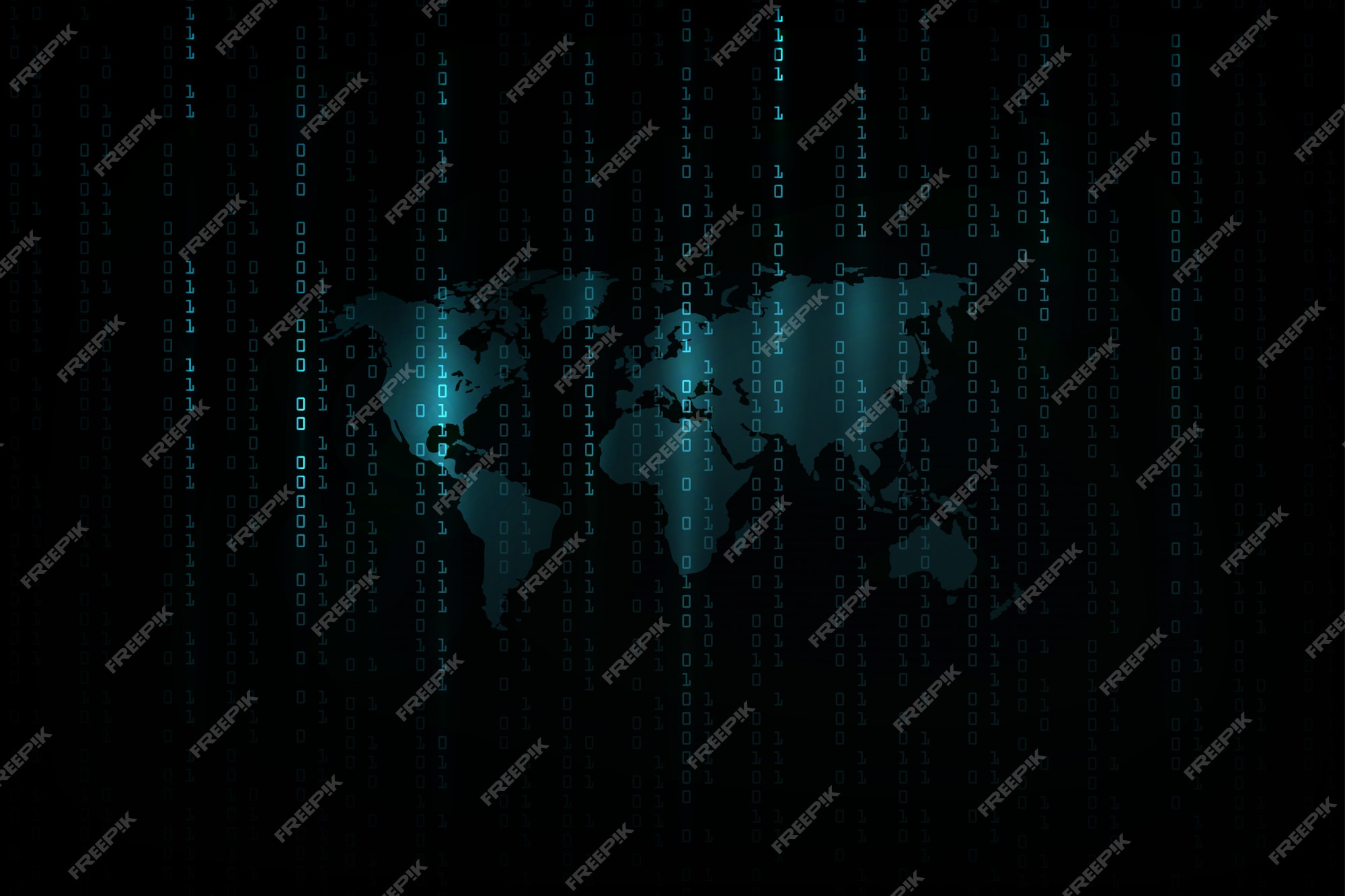 Premium Vector Abstract Technology Background Hacker Concept Programming Coding Binary