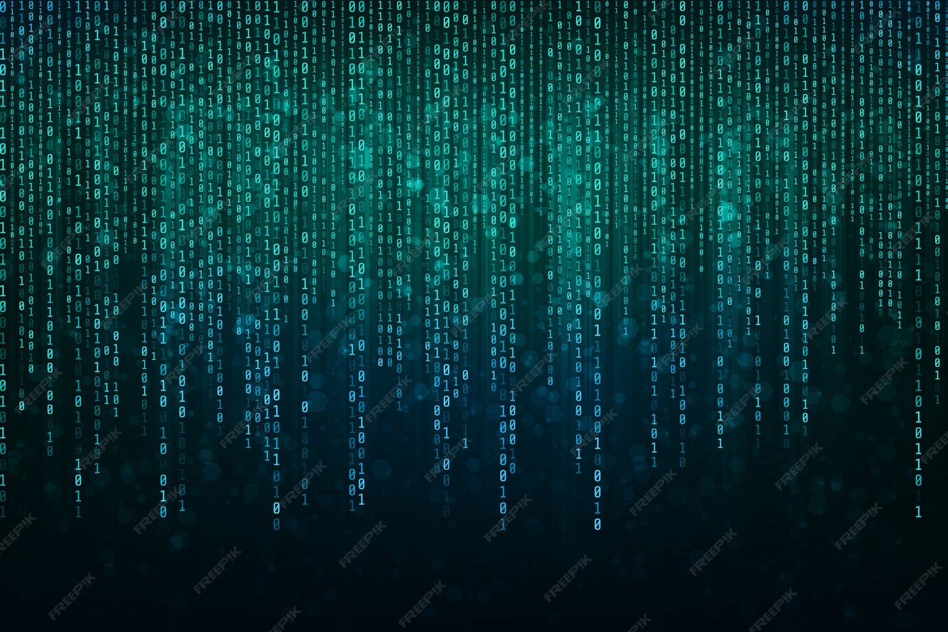 Premium Vector | Abstract Technology Binary code Background with binary ...