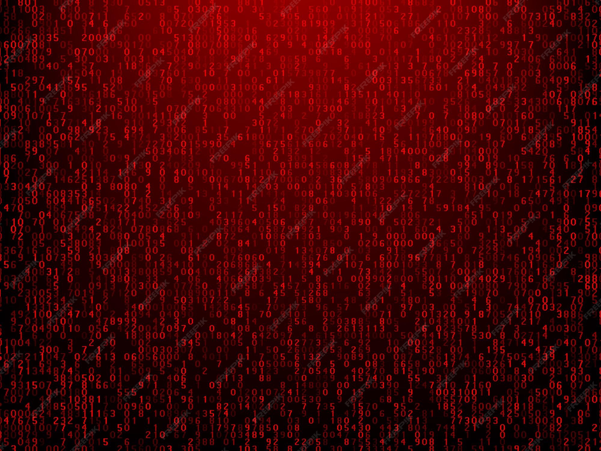Premium Vector | Abstract technology red background with computer code ...