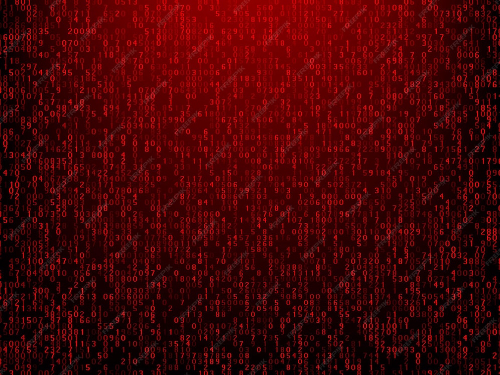 Premium Vector | Abstract technology red background with computer code. Programming, hacker ...