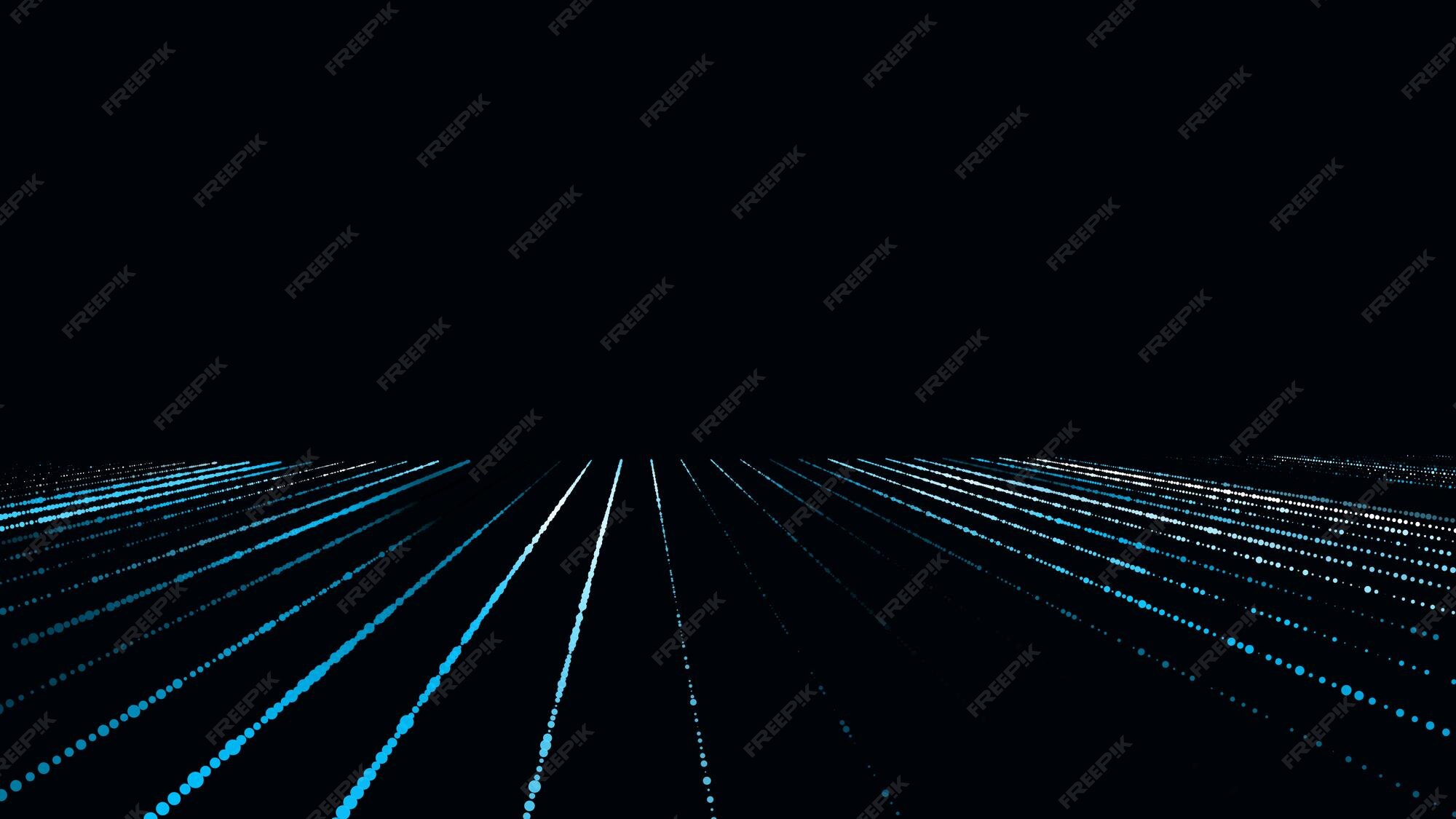 Premium Vector | Abstract vanishing texture the concept of data movement by binary code halftone ...