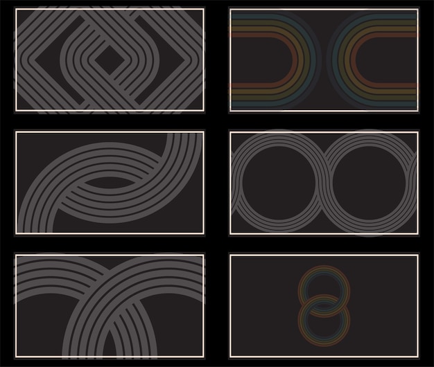 Premium Vector | Abstract vector background set contain black and white ... Premium Vector | Abstract vector background set contain black and white ...