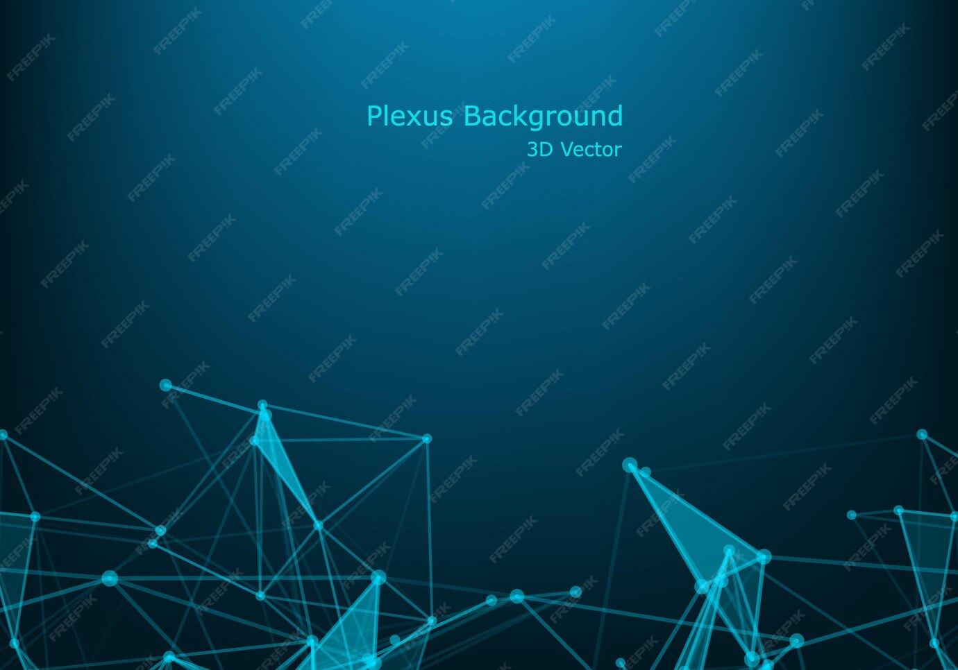 Premium Vector Abstract Vector Particles And Lines Plexus Effect Futuristic Illustration