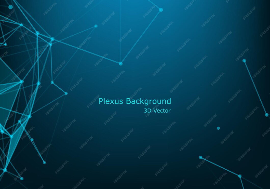 Premium Vector Abstract Vector Particles And Lines Plexus Effect