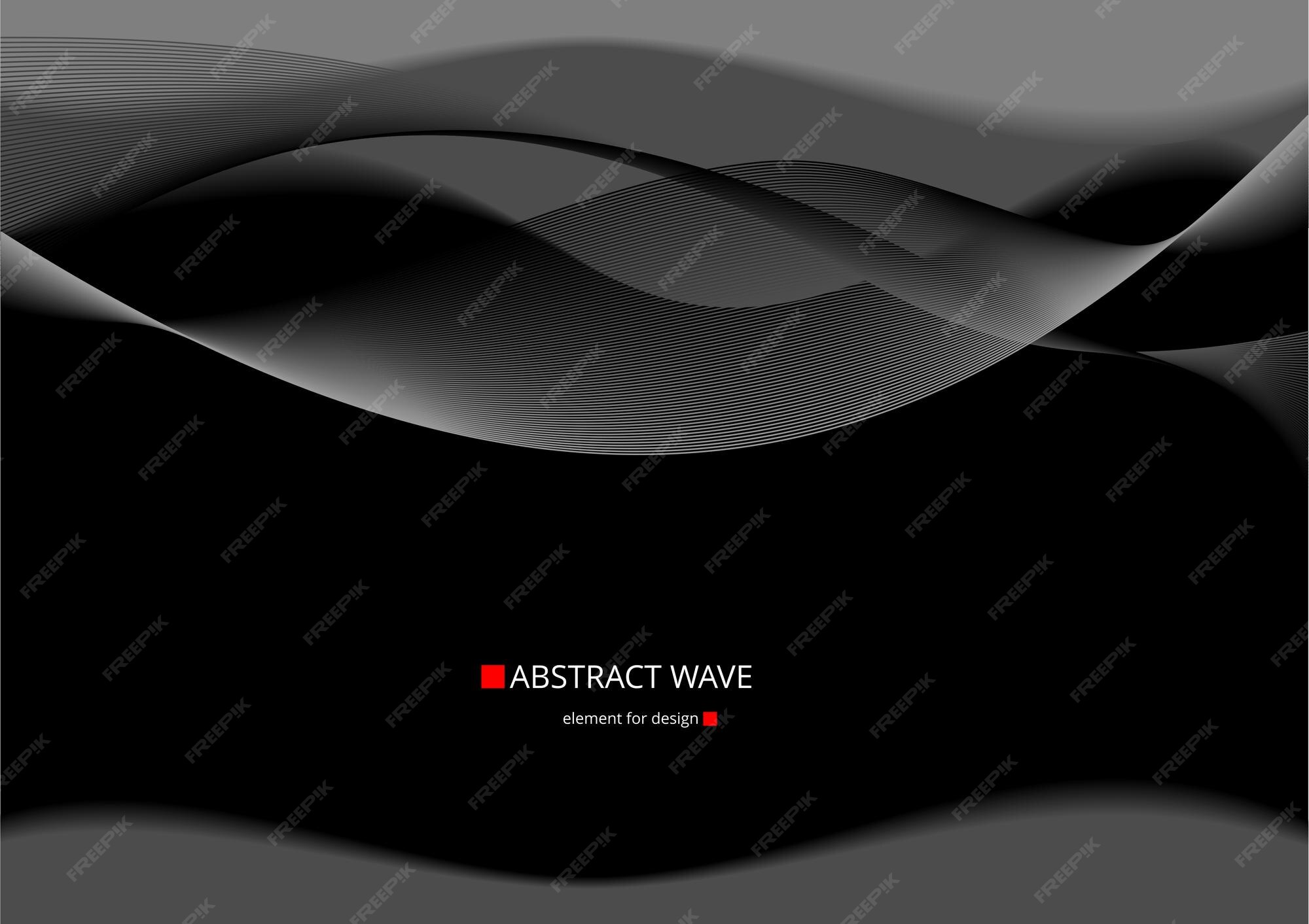 Premium Vector | Abstract wave element for design Digital frequency ...