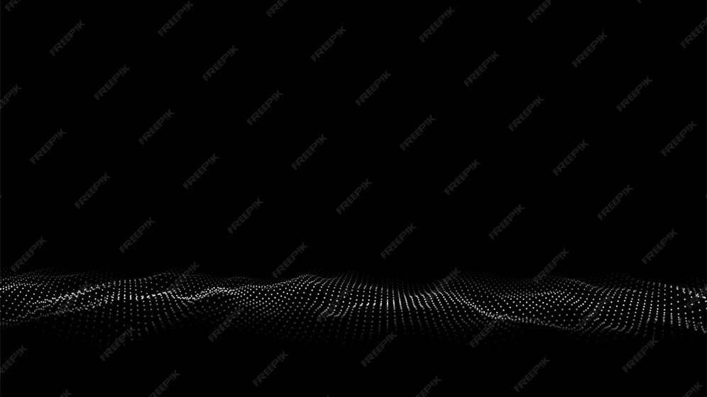 Premium Vector Abstract Wave With Light On Black Background Science Background With Moving