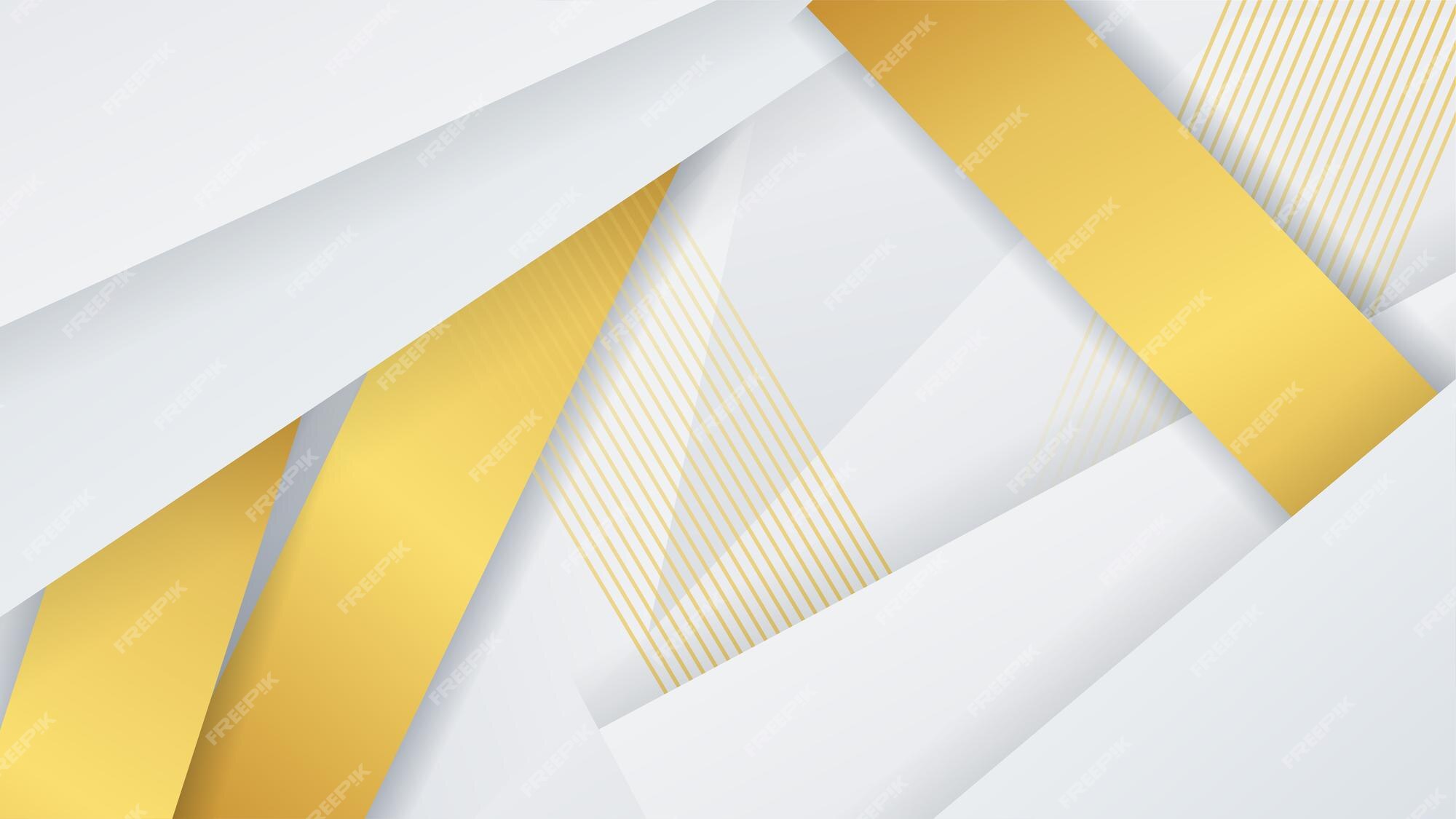 Premium Vector | Abstract white and gold background Premium Vector | Abstract white and gold background