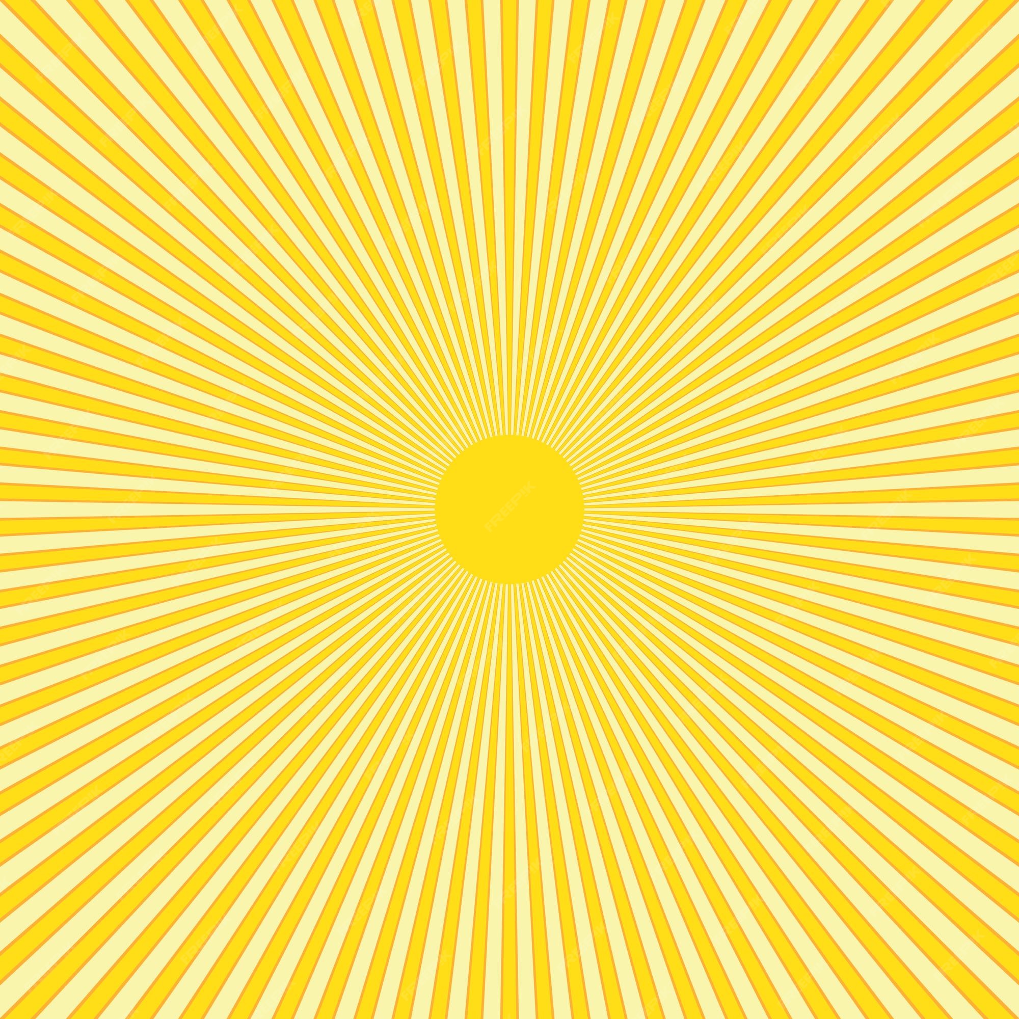 Premium Vector | Abstract yellow sun rays vector background Premium Vector | Abstract yellow sun rays vector background