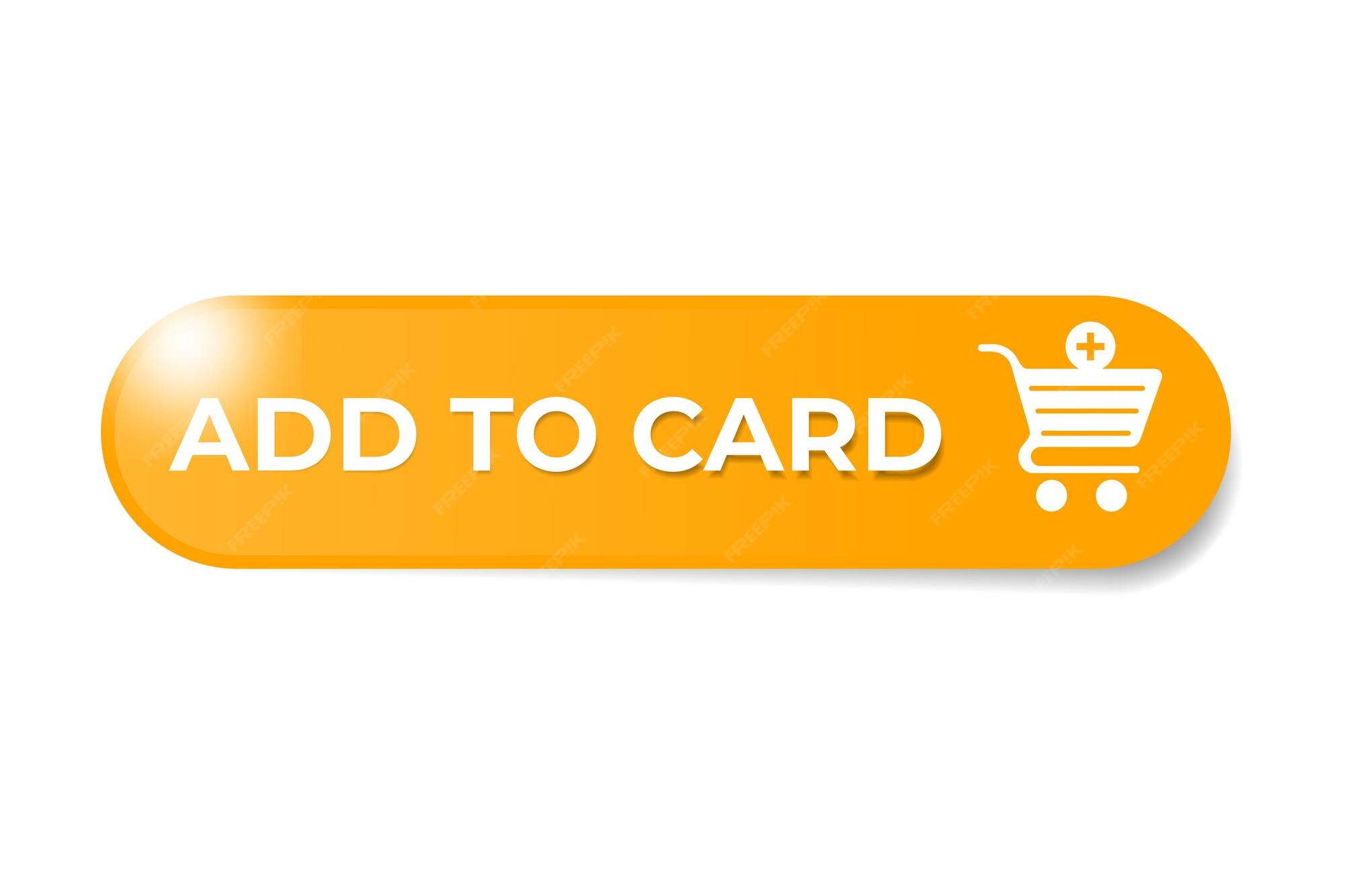 Premium Vector | Add to card button vector isolated web design element vector web action buttons