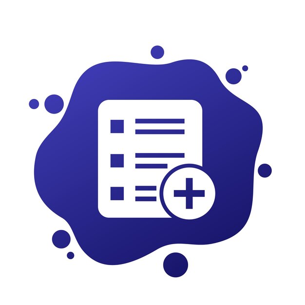 Premium Vector | Add new task vector icon for web Premium Vector | Add new task vector icon for web