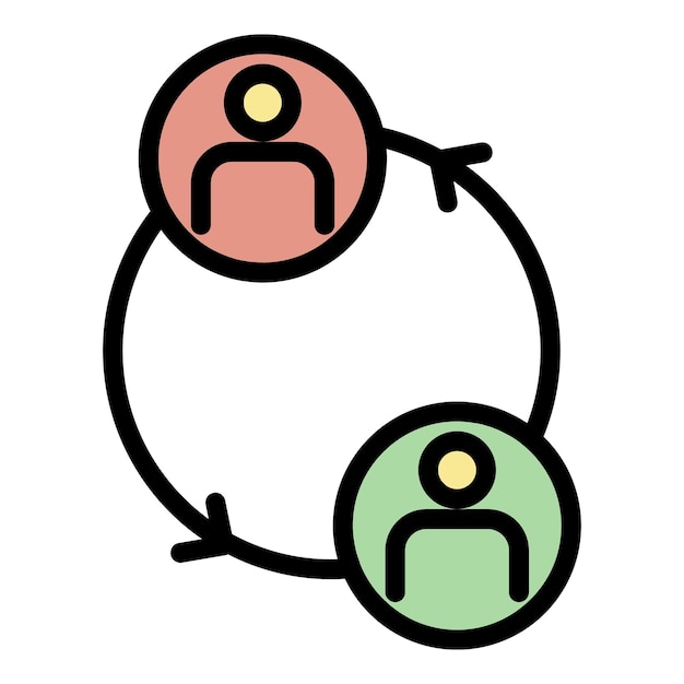 Premium Vector | Administrator interaction icon outline administrator ... Premium Vector | Administrator interaction icon outline administrator ...