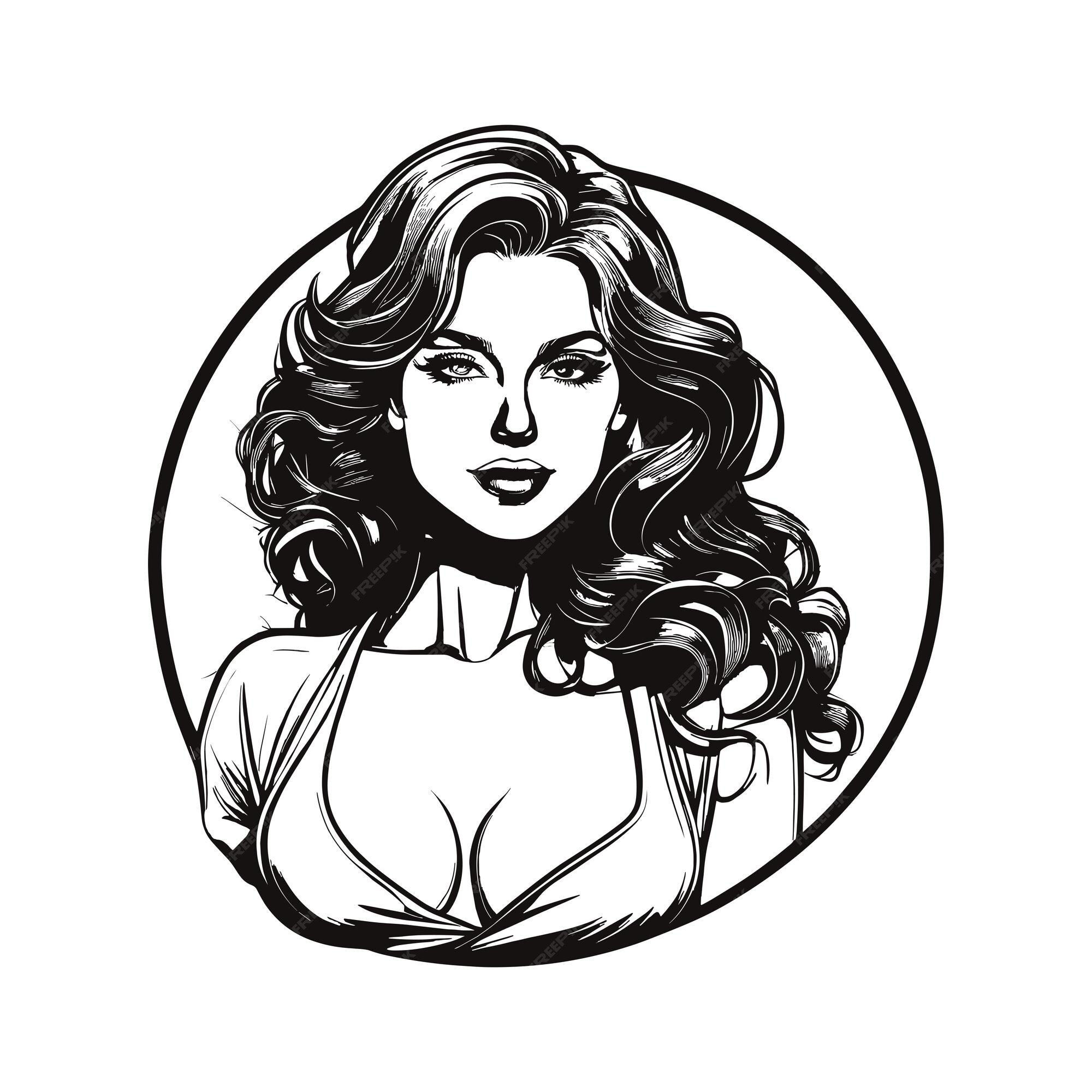 Premium Vector Aesthetic Beauty Women Vector Logo Illustrated