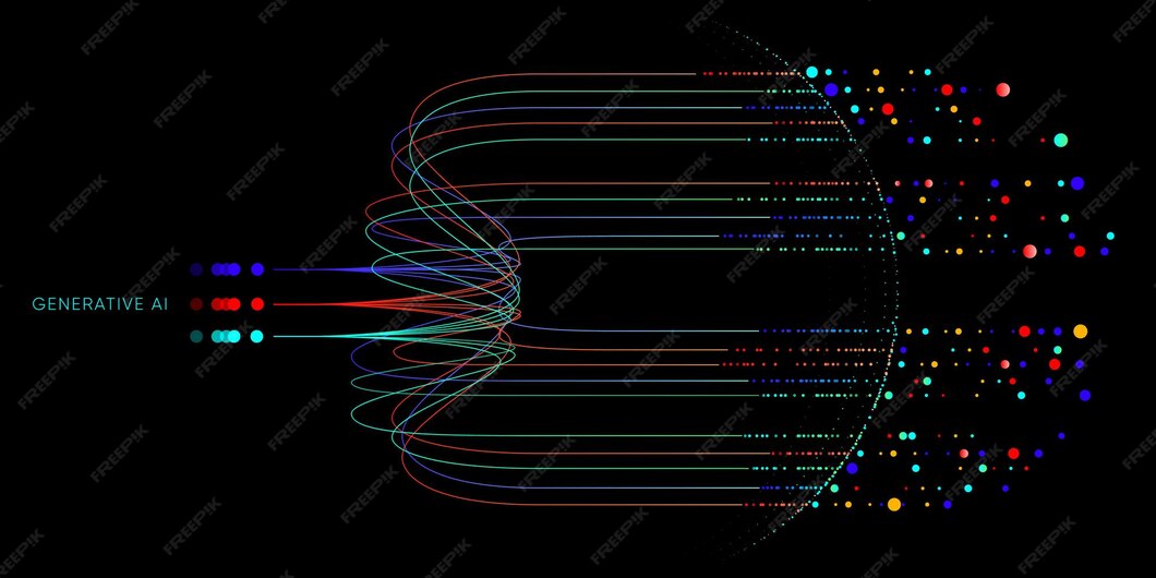 Premium Vector | Ai artificial intelligence data transfer natural ...