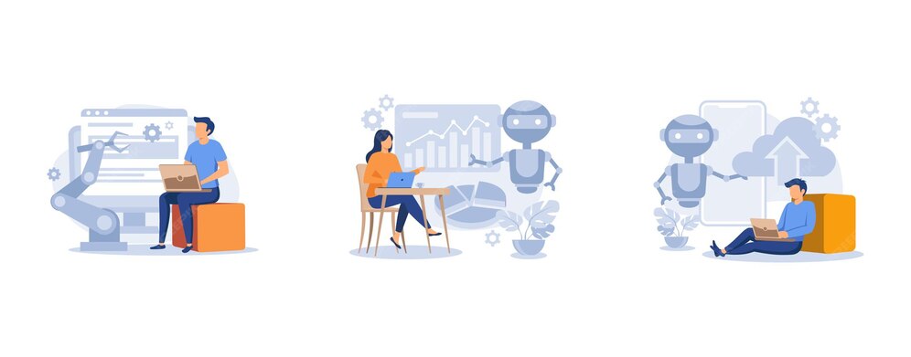 Premium Vector Ai Based Software Open Automation Architecture Robotic Process Automation