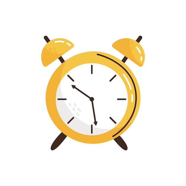 Premium Vector | Alarm clock flat style Premium Vector | Alarm clock flat style