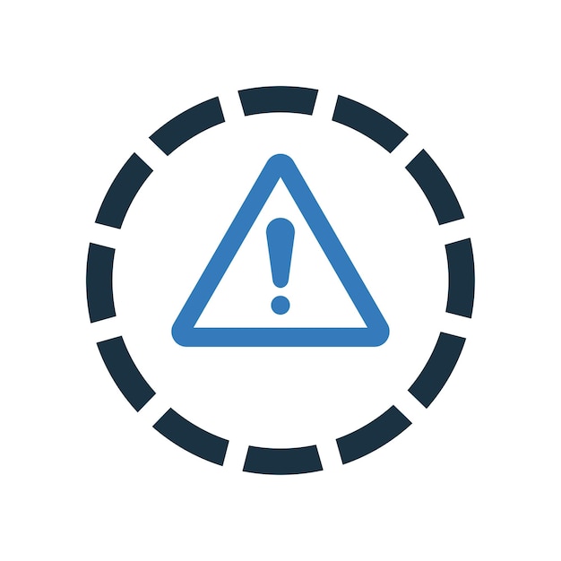 Premium Vector | Alert error warning icon vector graphics Premium Vector | Alert error warning icon vector graphics
