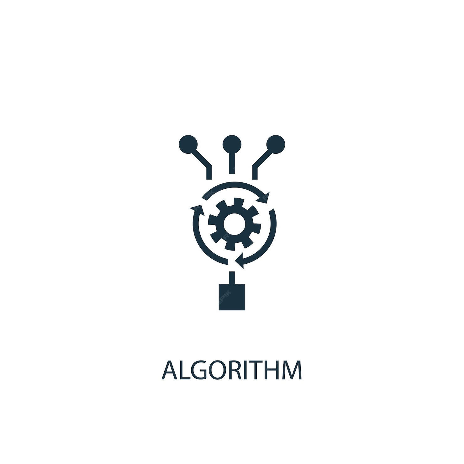 Premium Vector | Algorithm icon. simple element illustration. algorithm ...