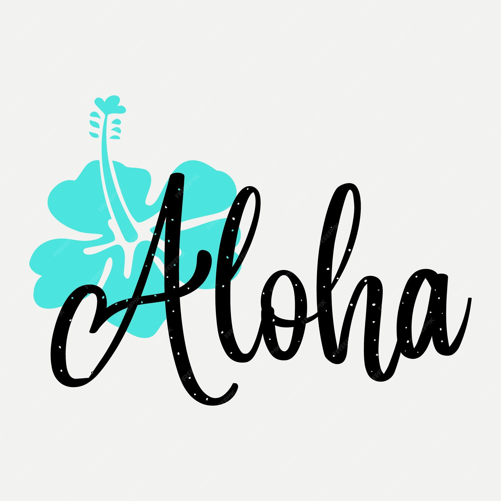 Premium Vector | Aloha Premium Vector | Aloha