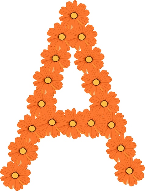 Alphabet Floral Font A Alphabet Vector flower font | Premium AI ... Alphabet Floral Font A Alphabet Vector flower font | Premium AI ...