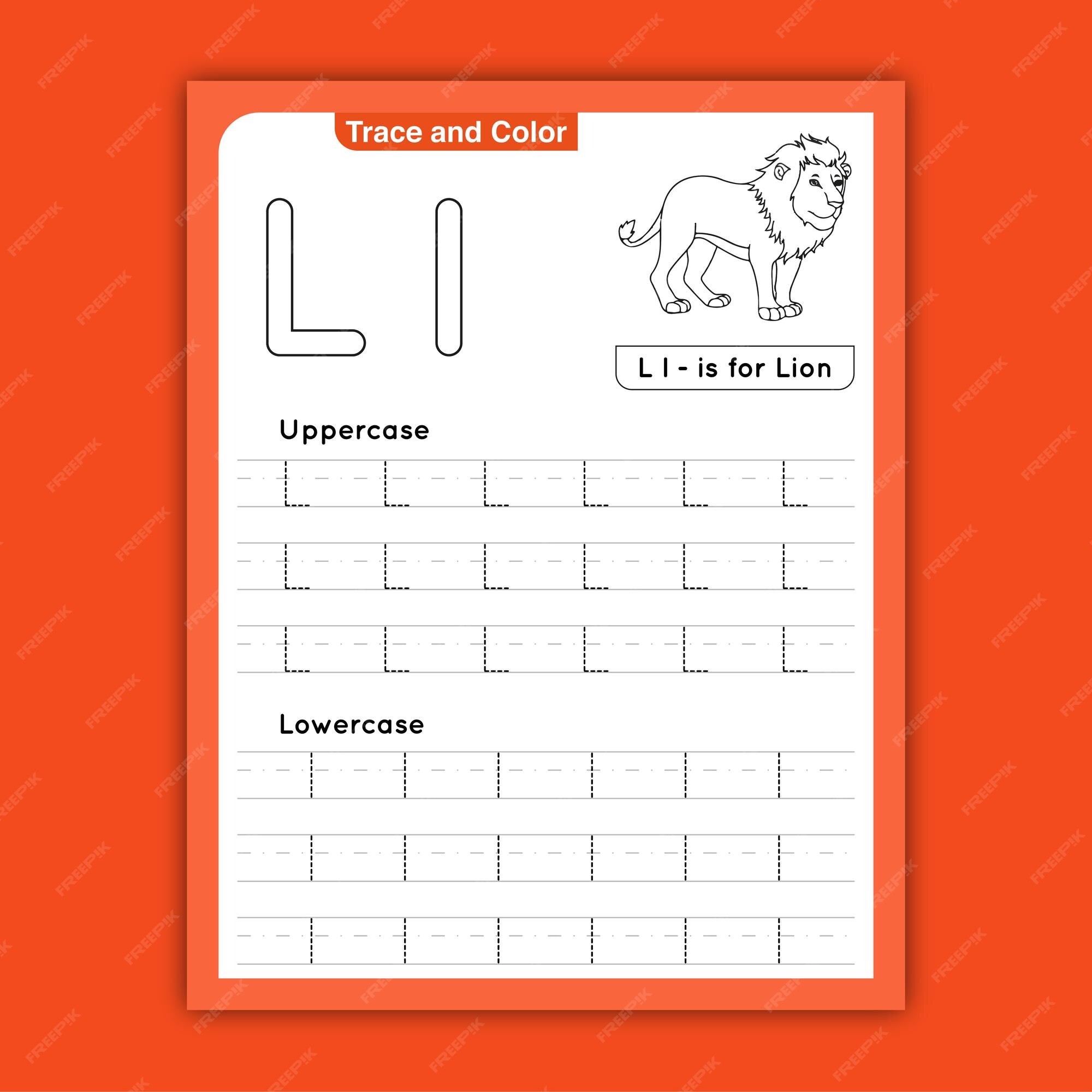 Premium Vector | Alphabet Letter Tracing Workbooks Premium Vector | Alphabet Letter Tracing Workbooks