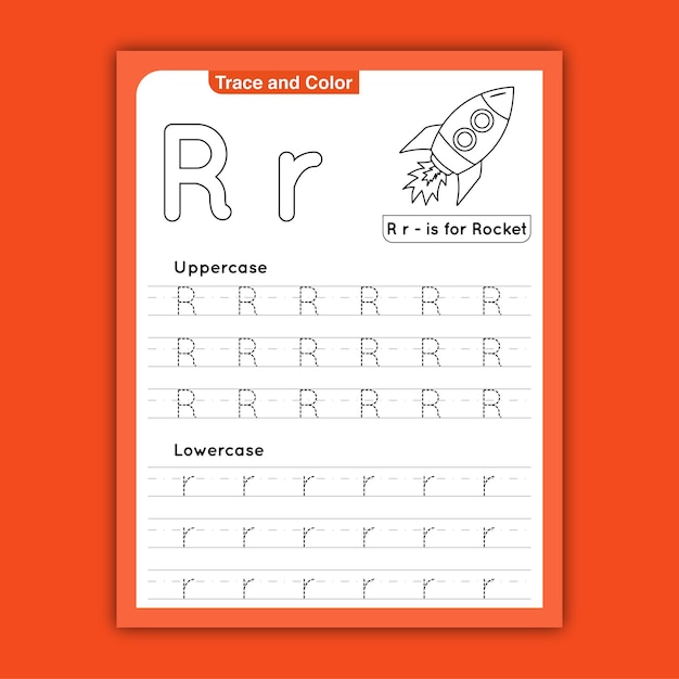 Premium Vector | Alphabet Letter Tracing Workbooks Premium Vector | Alphabet Letter Tracing Workbooks