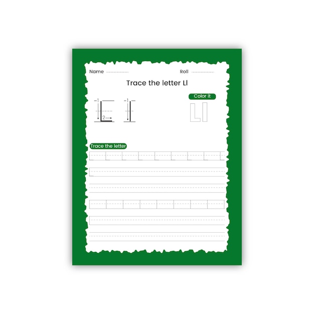 Premium Vector | Alphabet tracing worksheet, tracing worksheet, Letter ... Premium Vector | Alphabet tracing worksheet, tracing worksheet, Letter ...