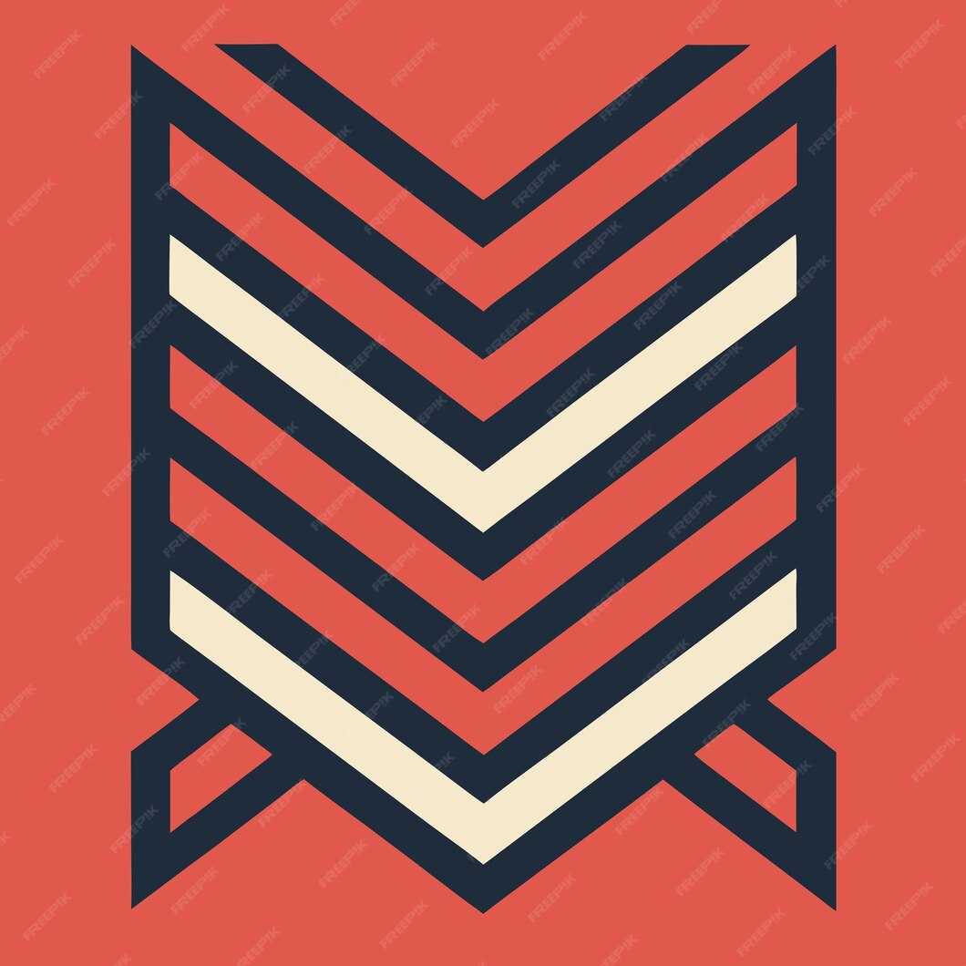 Angular Waveforms Design of a pattern using sharp angular lines that ...