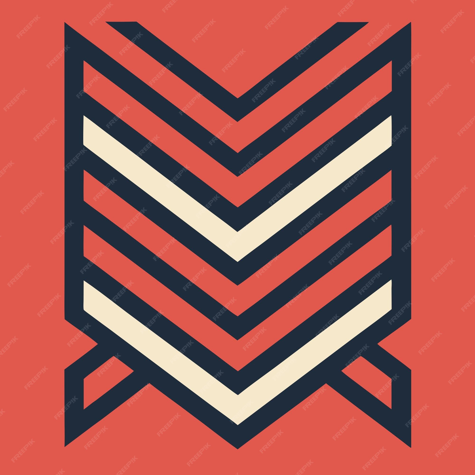 Angular Waveforms Design Of A Pattern Using Sharp Angular Lines That