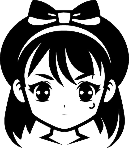 Premium Vector | Anime Minimalist and Simple Silhouette Vector illustration Premium Vector | Anime Minimalist and Simple Silhouette Vector illustration