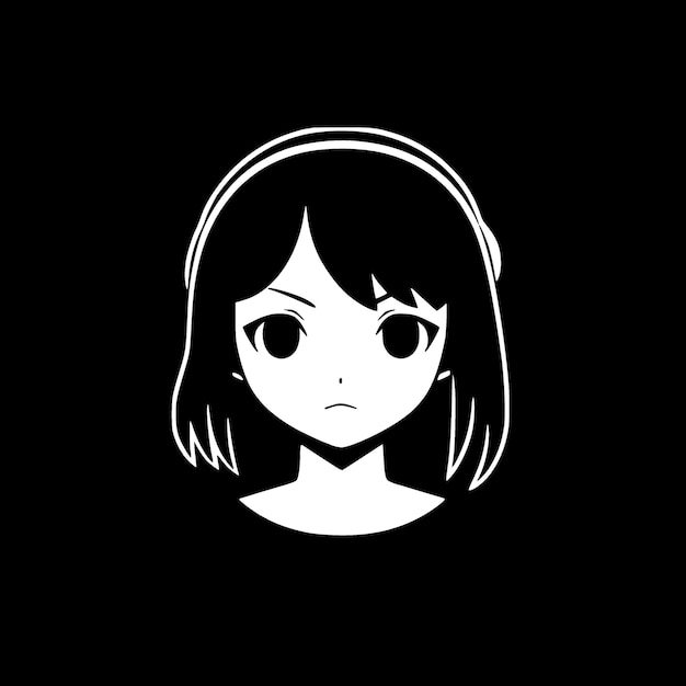 Premium Vector | Anime Minimalist and Simple Silhouette Vector illustration Premium Vector | Anime Minimalist and Simple Silhouette Vector illustration