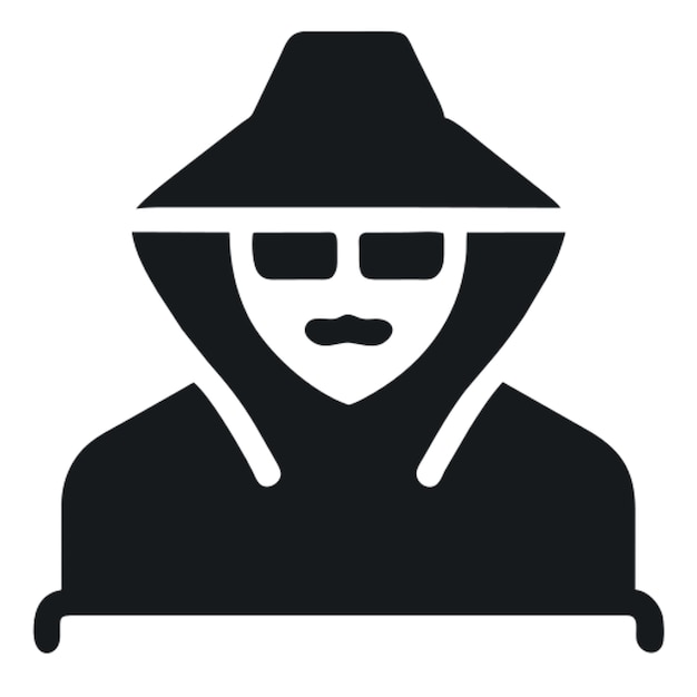 Premium Vector | Anonymous hacker pictogram Premium Vector | Anonymous hacker pictogram