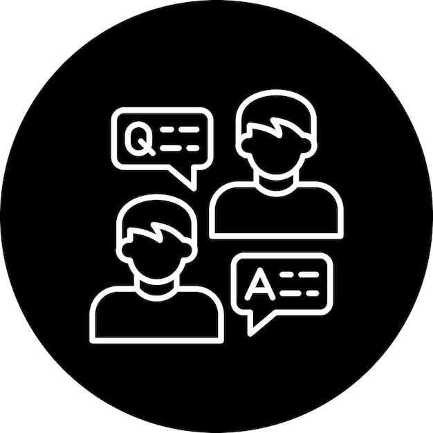 Premium Vector | Answer Icon Premium Vector | Answer Icon