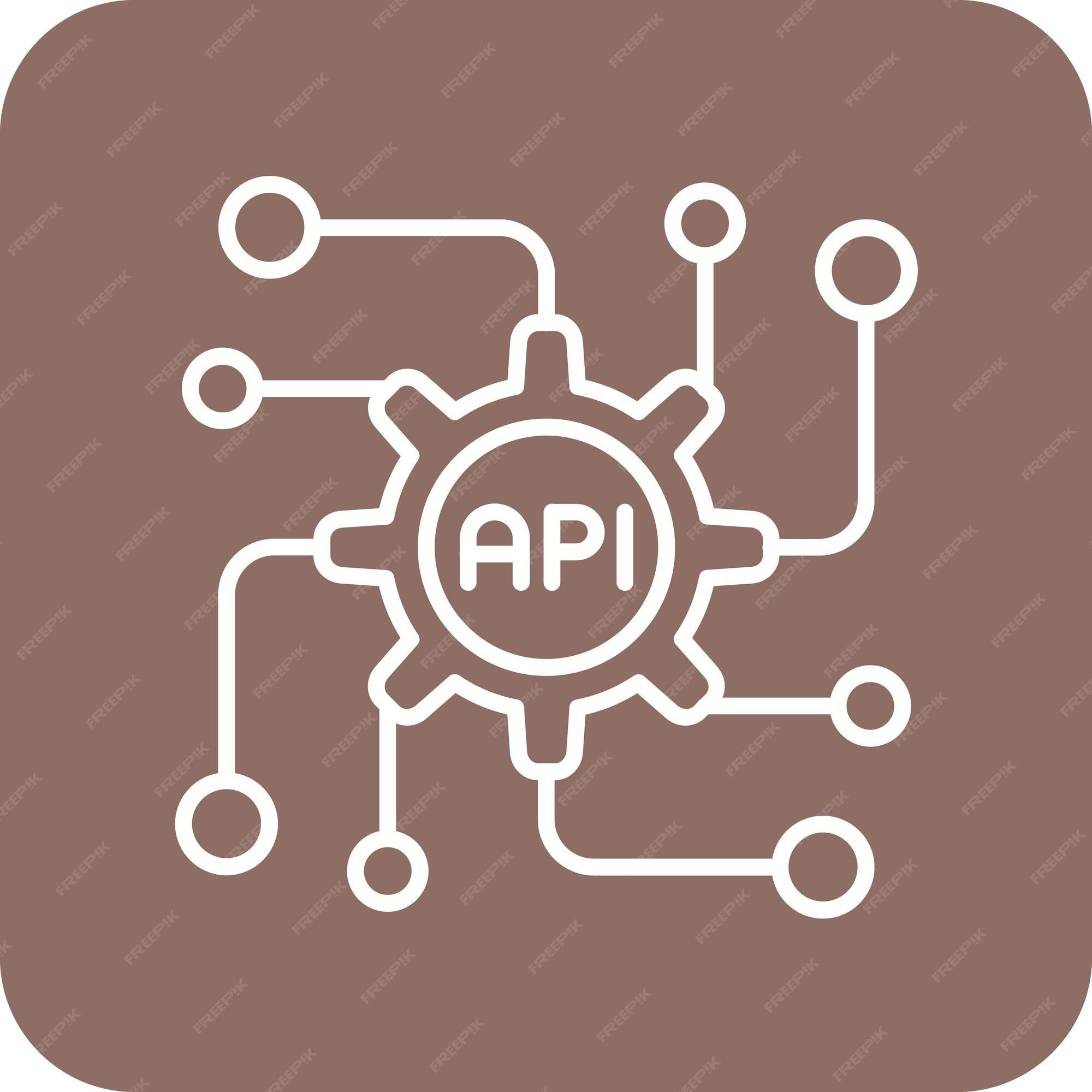 Premium Vector | Api icon vector image can be used for computer programming