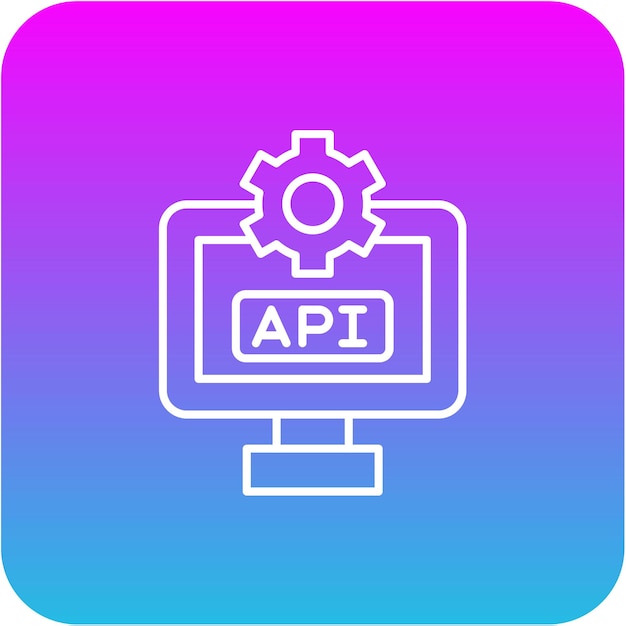 Premium Vector | Api Icon Premium Vector | Api Icon