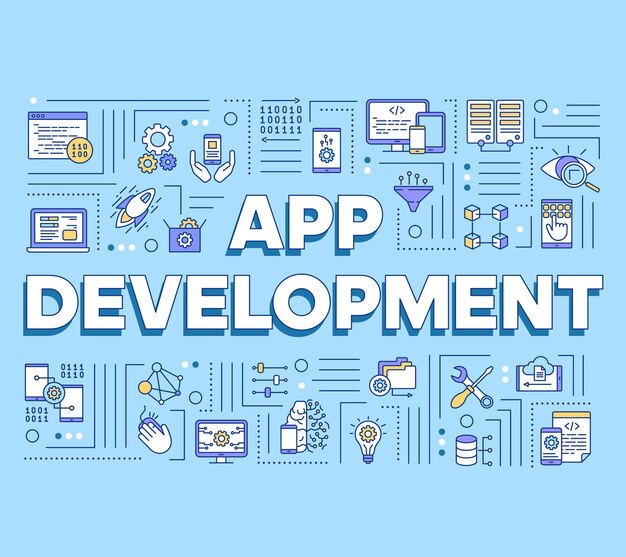 App Programming Outline Vectors & Illustrations for Free Download | Freepik