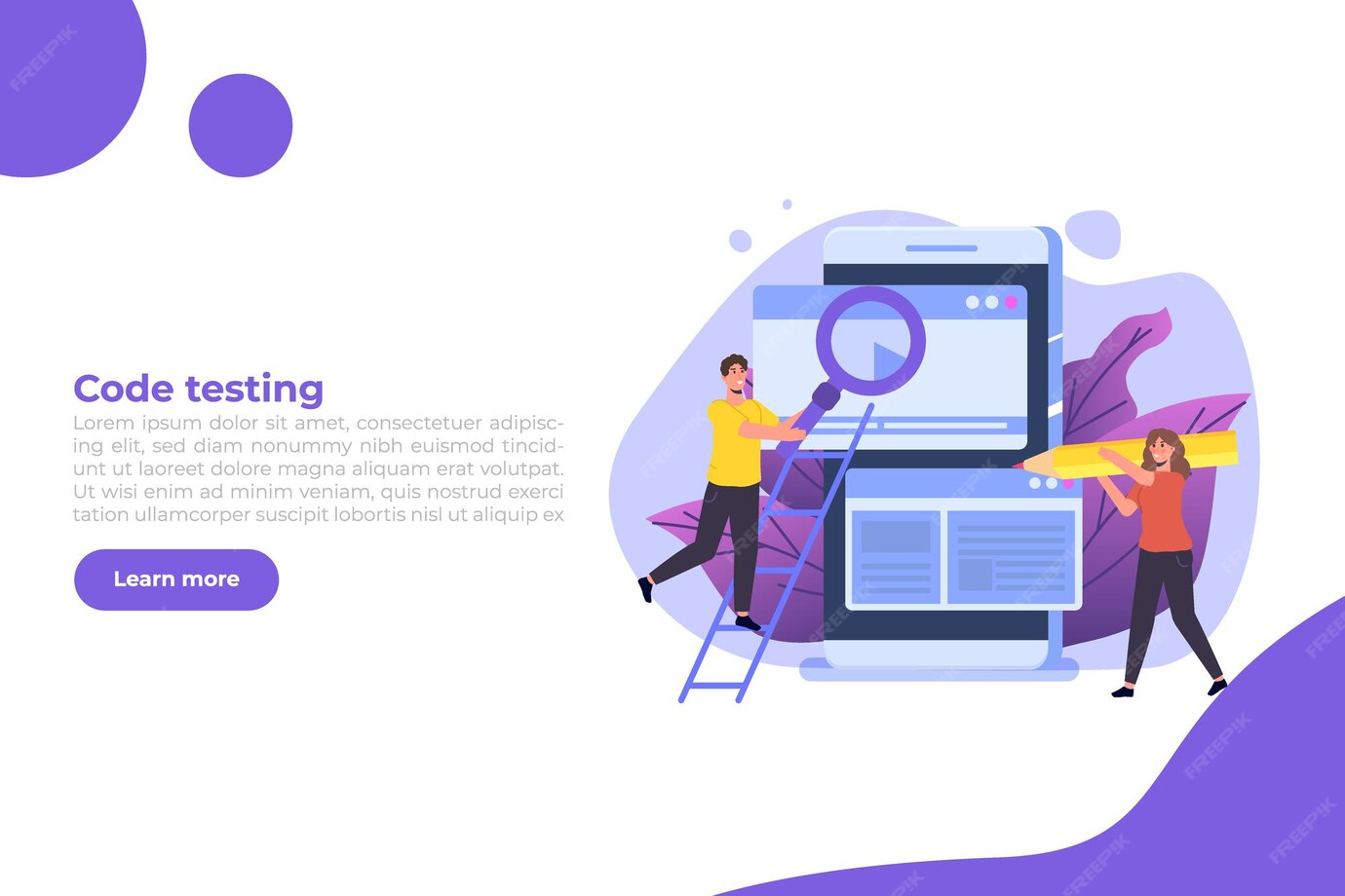 Premium Vector App Tester Software Or Application Testing Concept Debugging Development